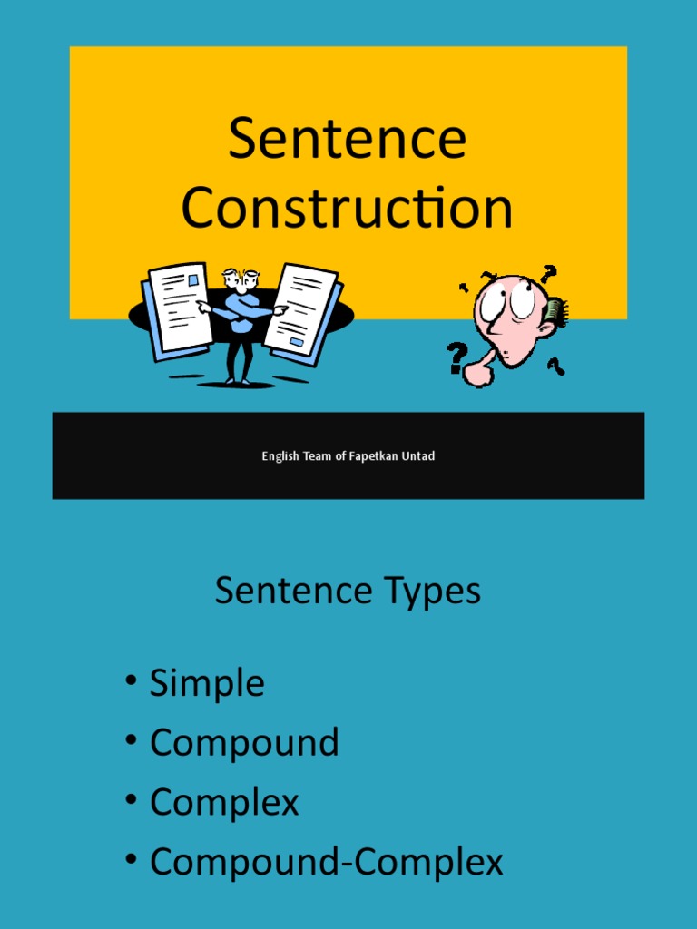 Sentence Construction Ok | PDF | Subject (Grammar) | Sentence (Linguistics)
