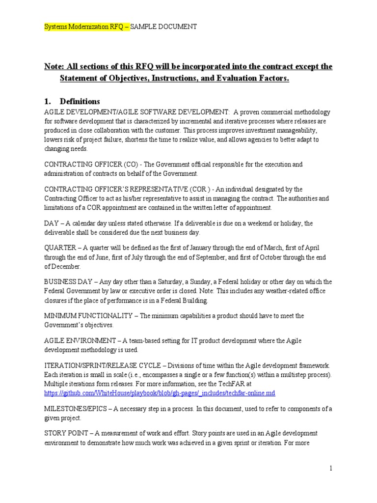 Agile Task Order Example | PDF | Agile Software Development | Software ...