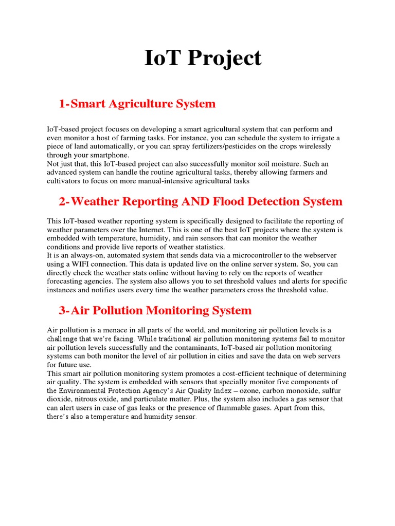 Iot Project: 1-Smart Agriculture System | PDF | Internet Of Things | Wi Fi