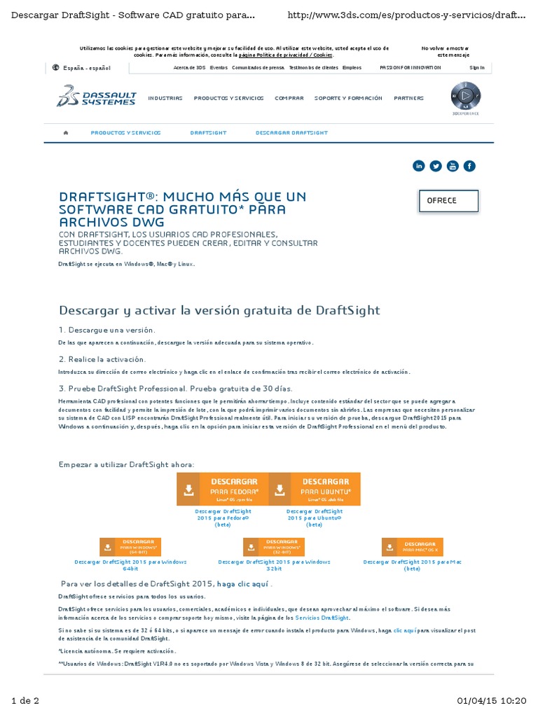 Draft Sight | PDF | Microsoft Windows | Cookie HTTP