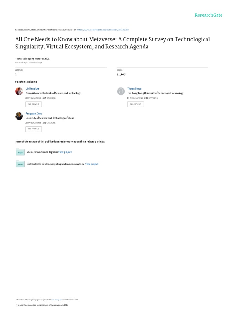 Metaverse Ed1 | PDF | Augmented Reality | Virtual Reality