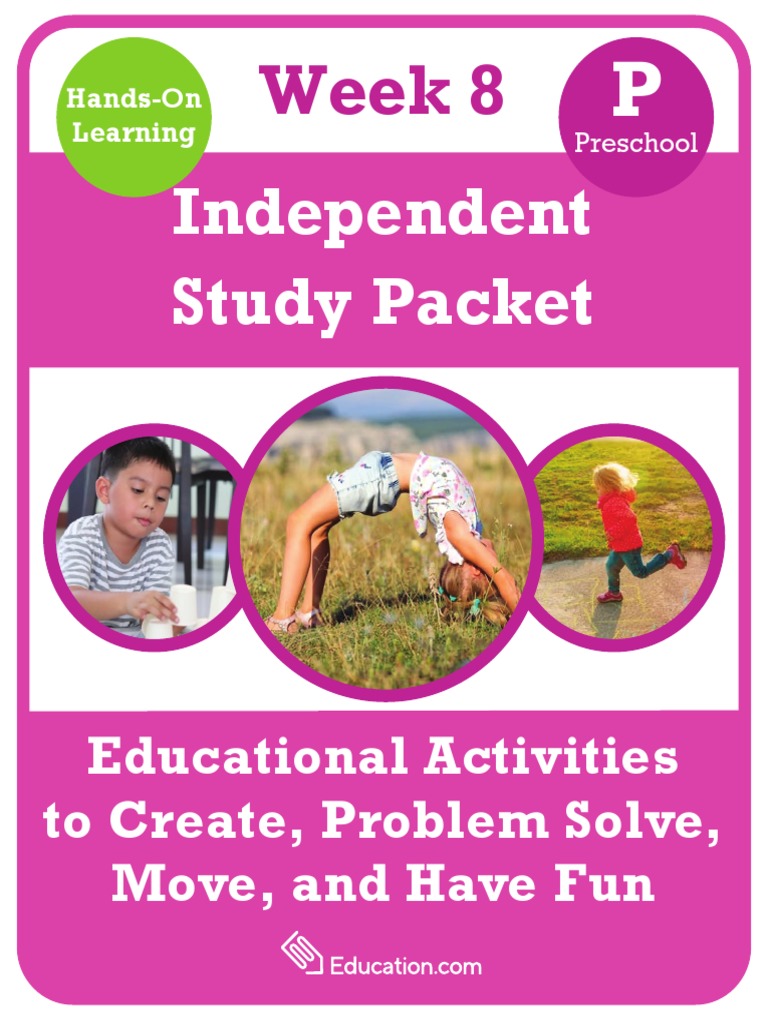 Independent Study Packet Preschool Grade Week 8 | PDF | Color | Paint
