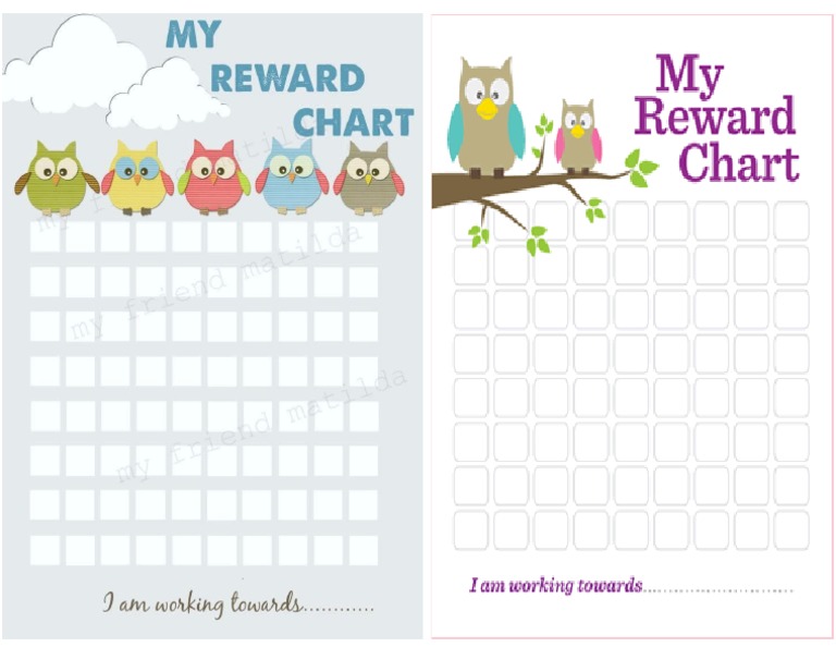 Owl My Reward Chart | PDF