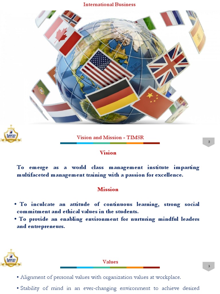 International Business | PDF | Market (Economics) | Cognition