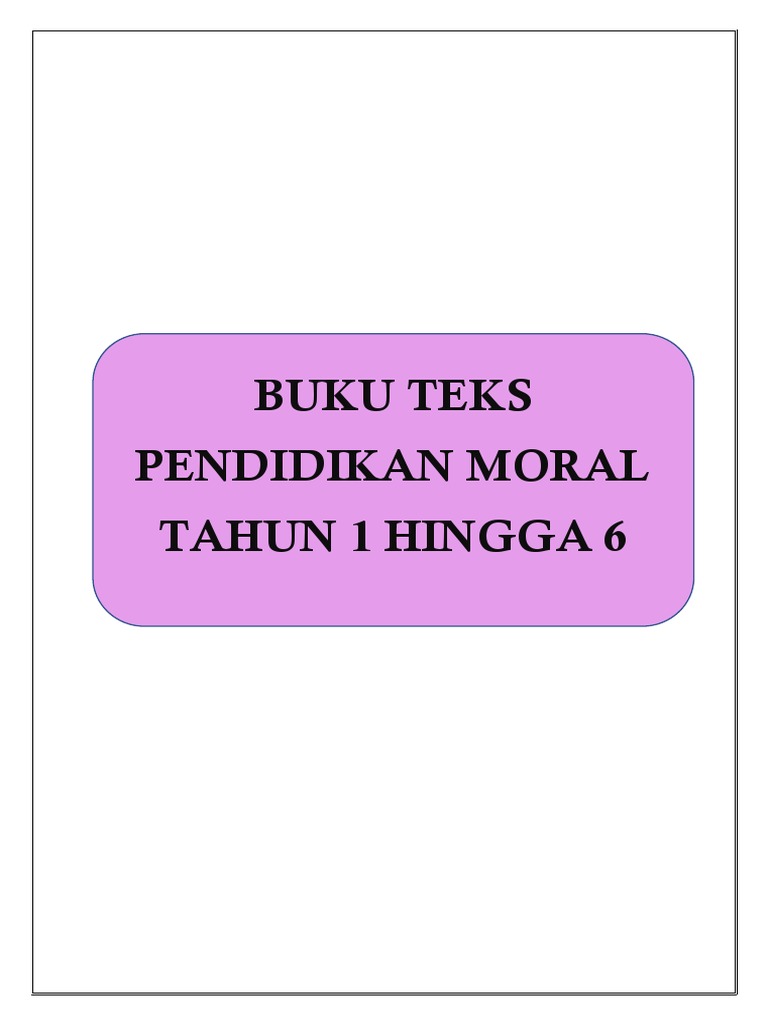 QR Code-Buku Teks Moral | PDF