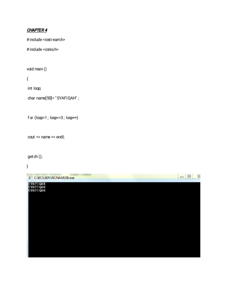 Chapter 4 CSC128 | PDF