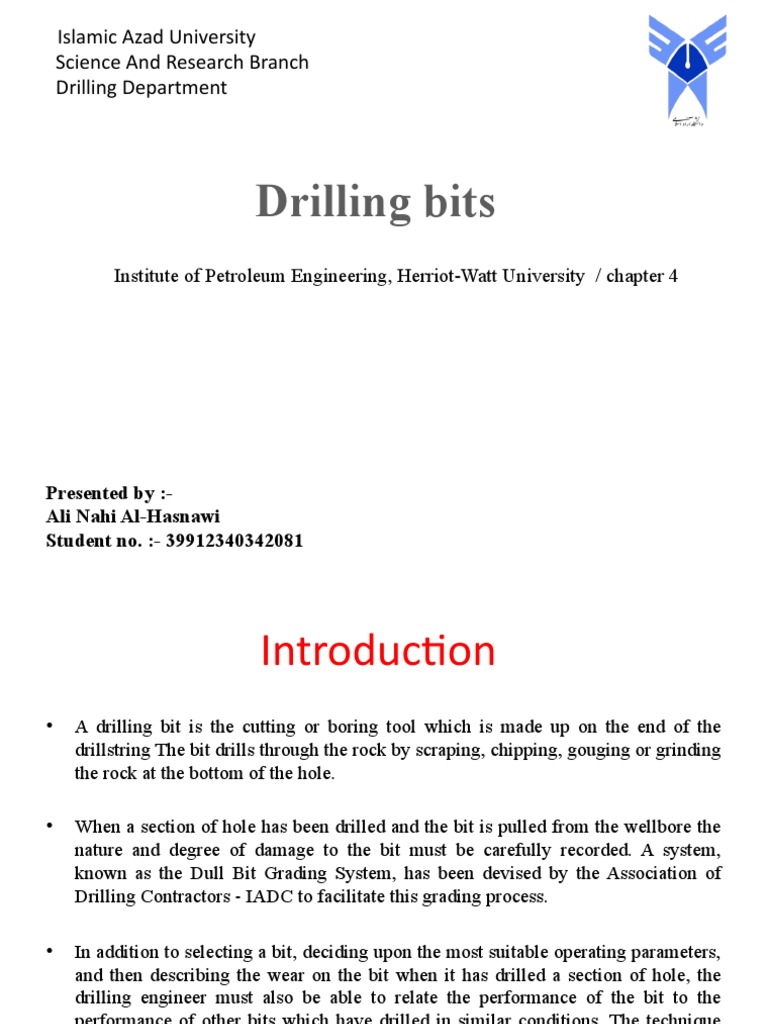 Overview of Drilling Operations | PDF | Bearing (Mechanical) | Diamond