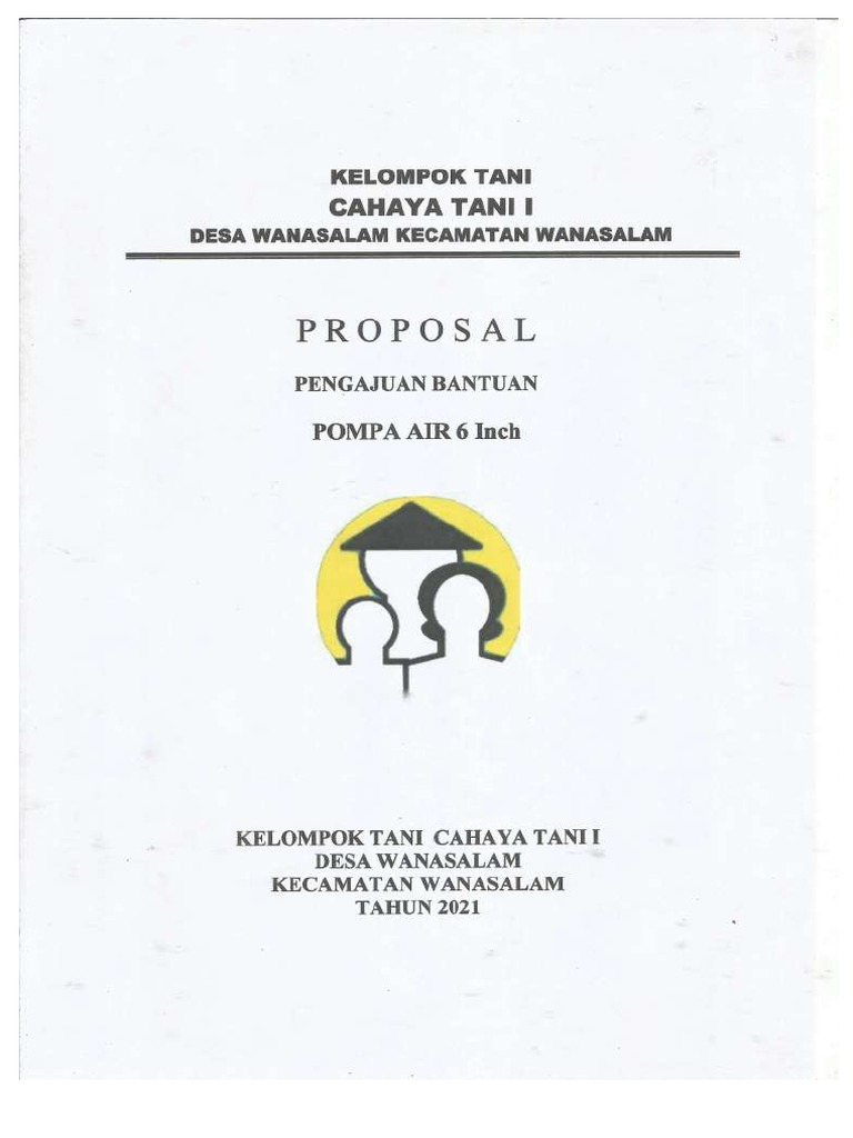 Proposal Pompa Air | PDF