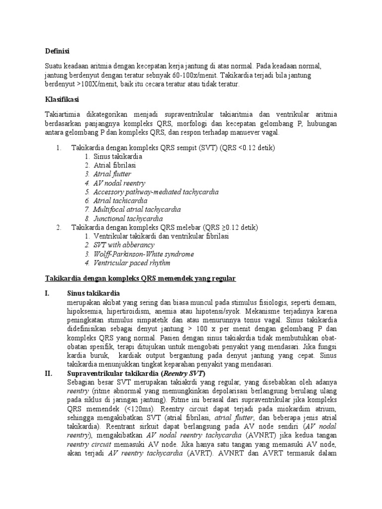 TAKIKARDIA | PDF