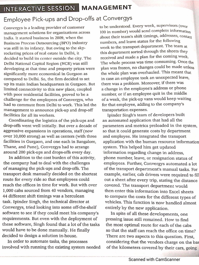 Convergys Case | PDF