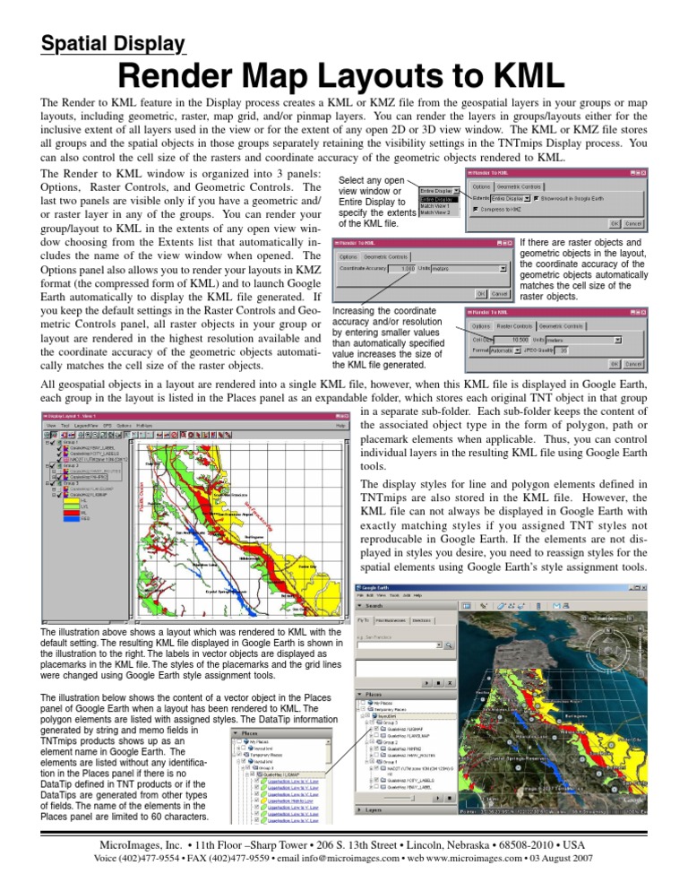 73 Render Map Layouts To KML | PDF | Computer Graphics | Areas Of Computer Science