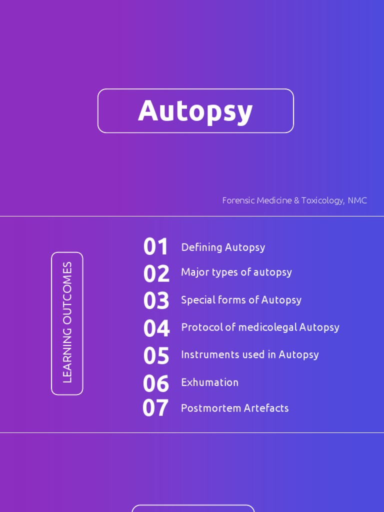 Autopsy: Forensic Medicine & Toxicology, NMC | PDF | Heart Valve | Autopsy