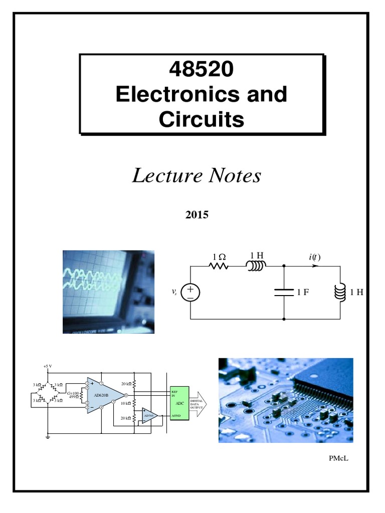 Electronics and Circuits: Lecture Notes | PDF | Electrical Network ...