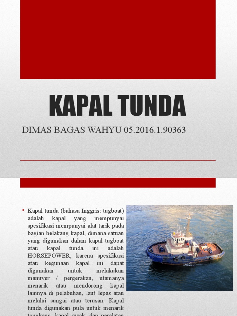 Kapal Tunda | PDF