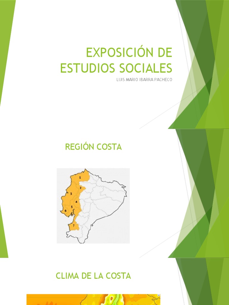 Estudio sobre la Región Costa | PDF | Ciencia y matemáticas