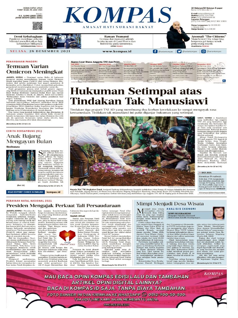 Kompas 28 Dec 2021 | PDF