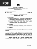 PNP MC 2017-015 Revised Doctrine On PNP Issuances | PDF