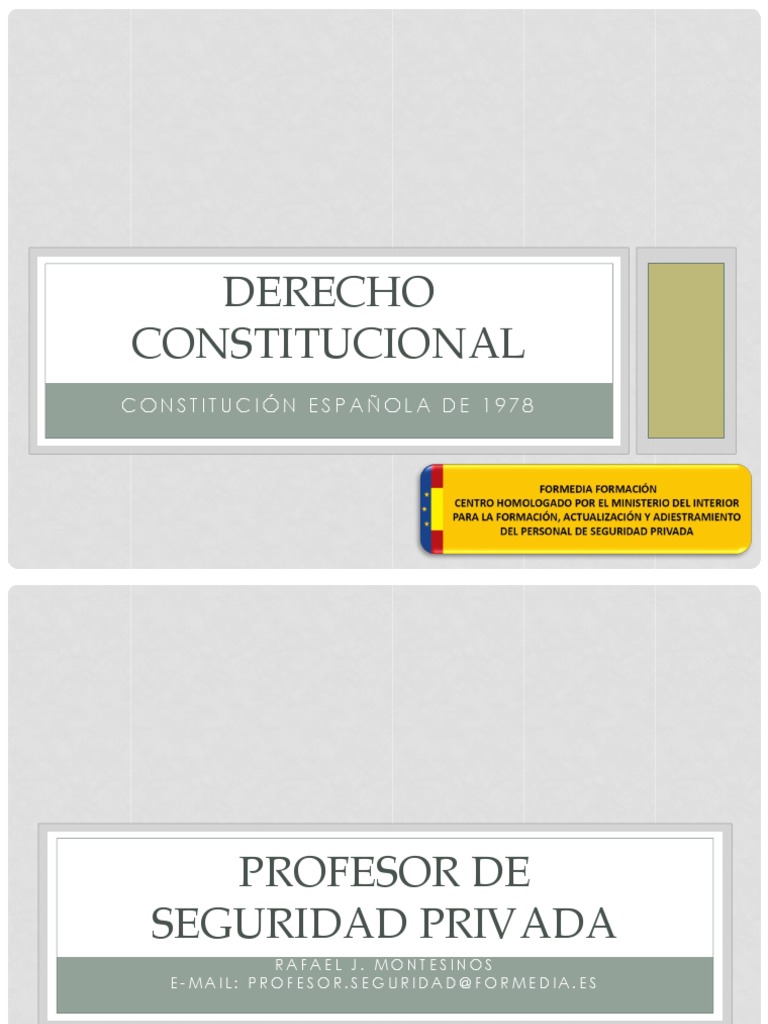 Constitución Española 1978: Guía Básica | PDF | Ley constitucional ...