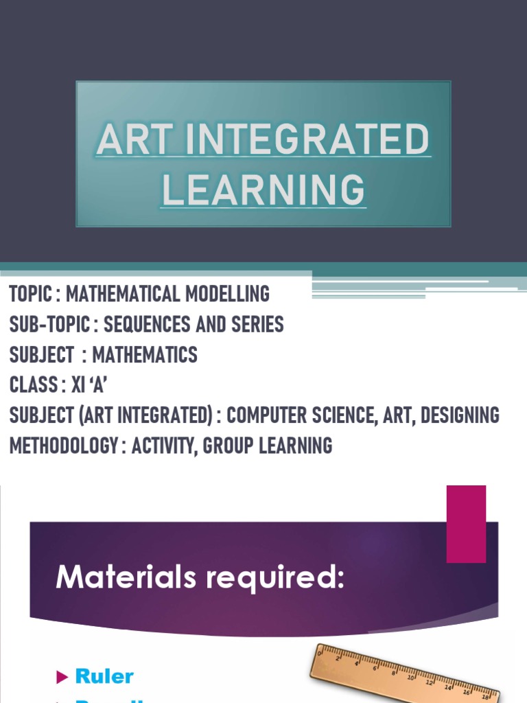 Maths, Art Integrated Learning, Group Project (1) - 1 | PDF | Mathematics