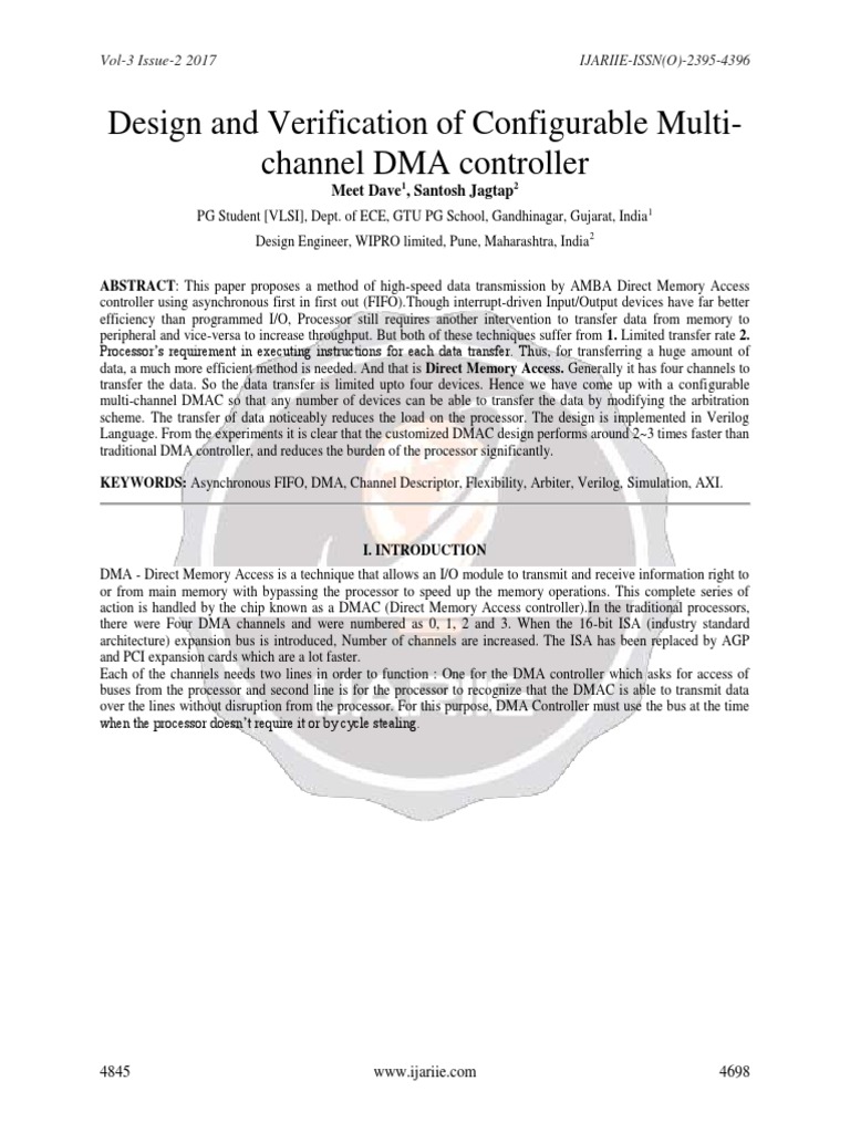 Configurable Multi-Channel DMA Design | PDF | Computer Architecture ...