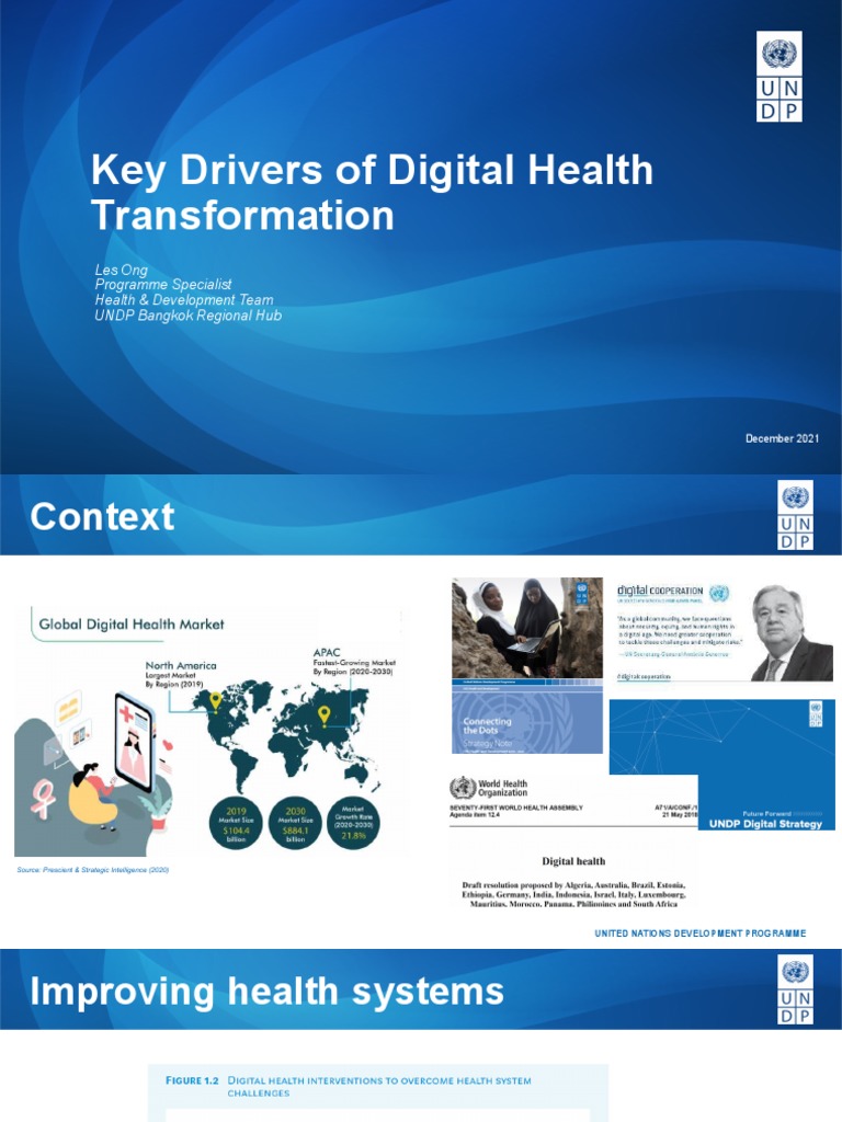 Key Drivers of Digital Health Transformation | PDF | United Nations ...