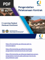 Pengendalian Pelaksanaan Kontrak - Standar 2025 | PDF