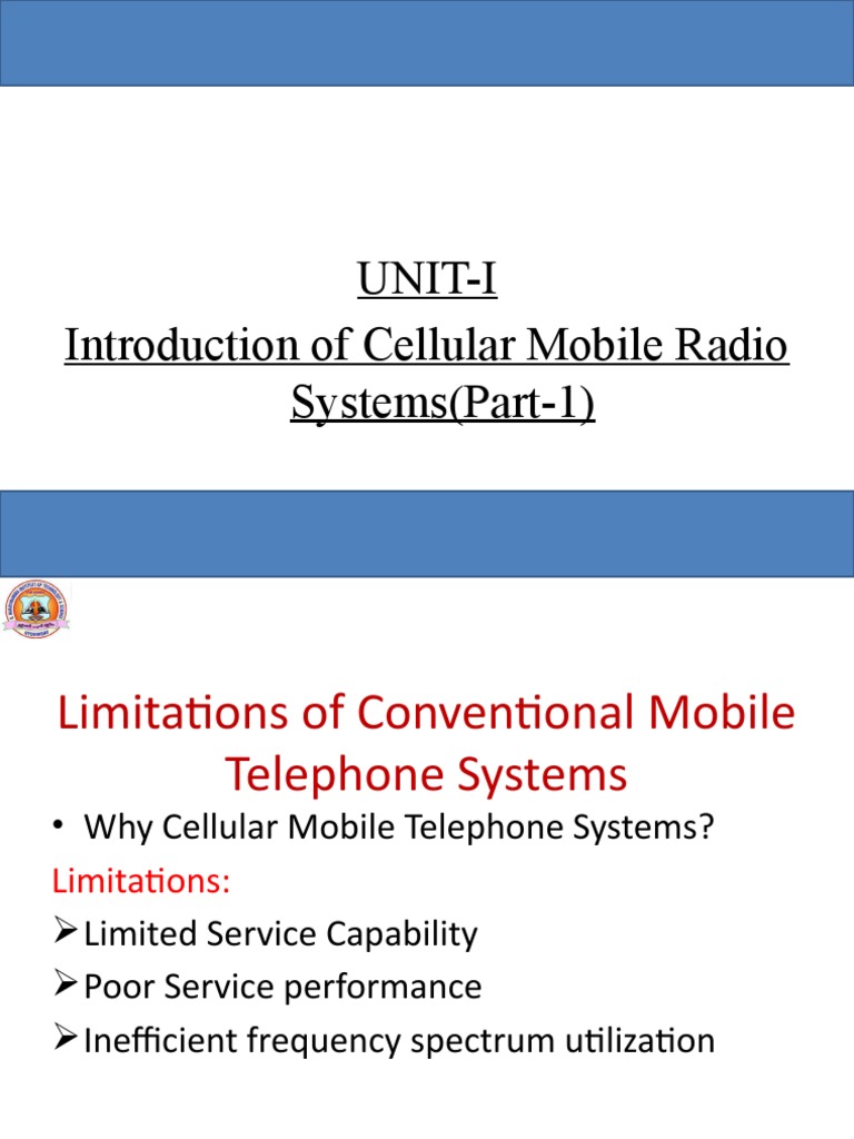 Introduction To Cellular Mobile Radio Systems | PDF | 3 G | 4 G