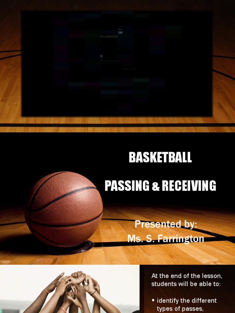 Basketball - Passing and Receiving | PDF | Hand | Team Sports