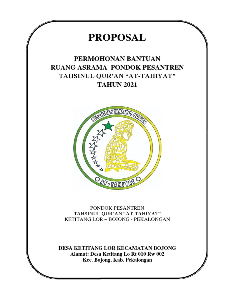 Proposal Pengajuan Dana | PDF