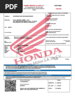 Factura Original Moto Honda 2010 | PDF | Personas | Business