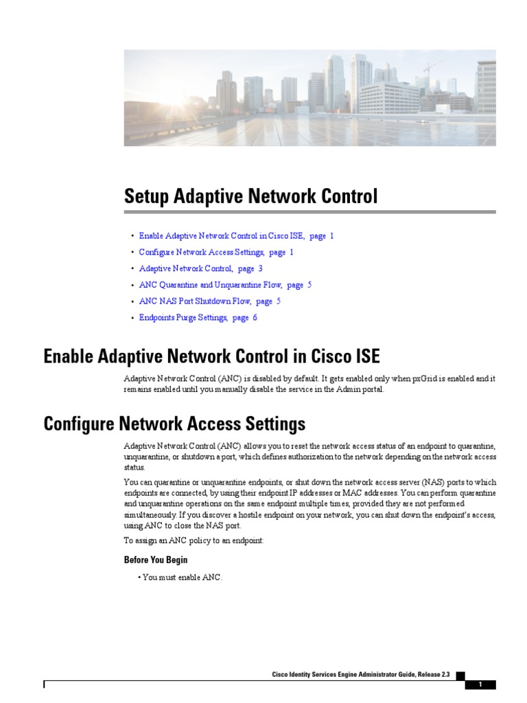 B Ise Admin Guide 23 Chapter 01101 | PDF | Computer Network | Ip Address