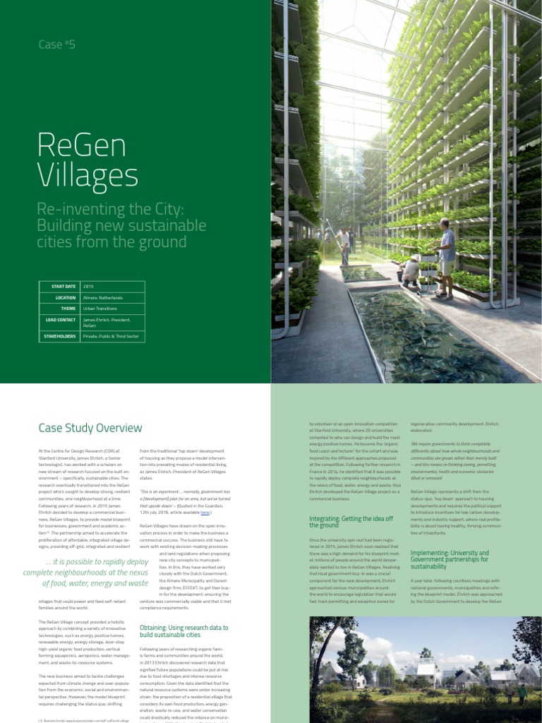 Regen Villages: Re-Inventing The City: Building New Sustainable Cities ...