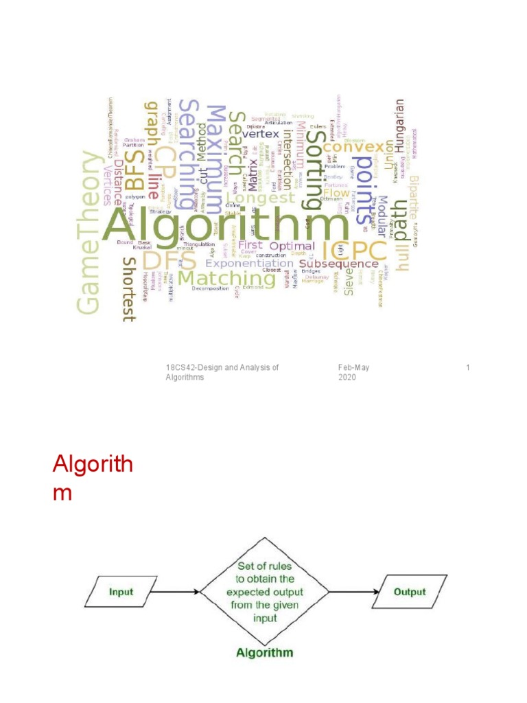 Module 1 Outline An Introduction To Algorithm Analysis Pdf Algorithms Recurrence Relation