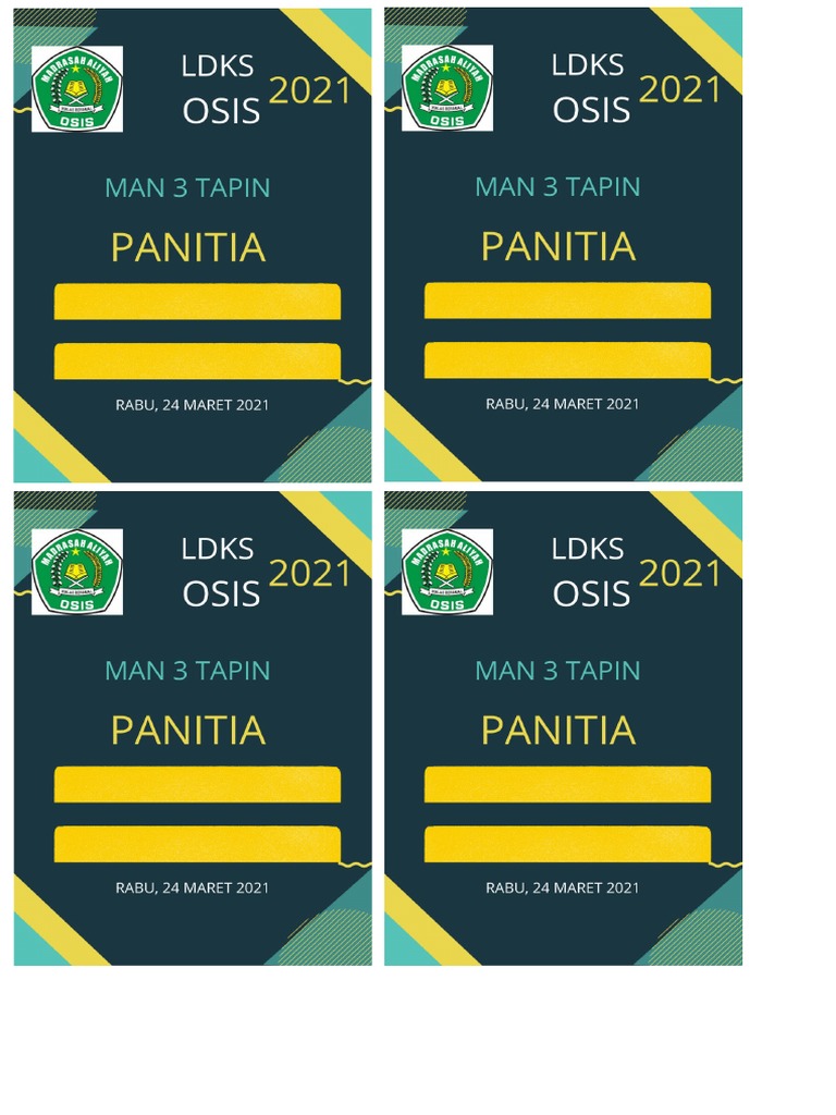 Id Card LDKS Osis 2021 | PDF