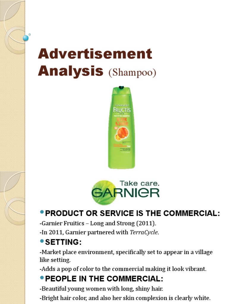 Advertisement Analysis: (Shampoo) | PDF | Advertising | Mass Media