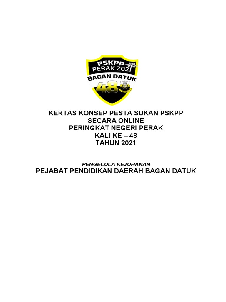 Kertas Konsep PSKPP Online 2021 | PDF