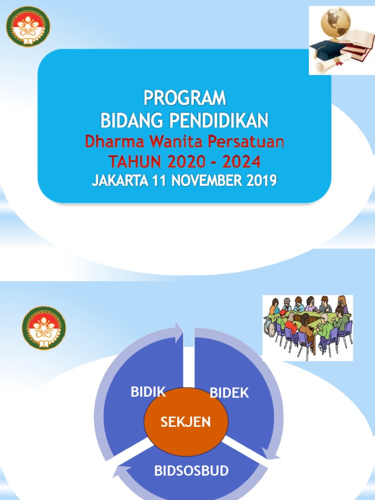 2 Program Kerja BID - PENDIDIKAN 2020 Power Point (1) - Dikonversi | PDF