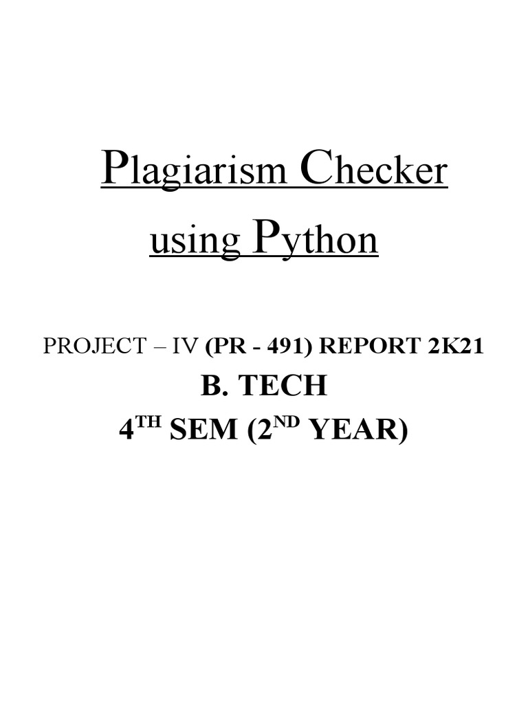 Group-7 Project - IV Report | PDF | Computer File | Plagiarism