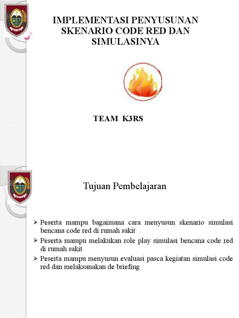 Simulasi Penanganan Keadaan Darurat Kebakaran (Code Red) di IGD Rumah ...