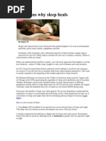 Ten Health Benefits of Getting A Good Nights Sleep | PDF | Sleep ...
