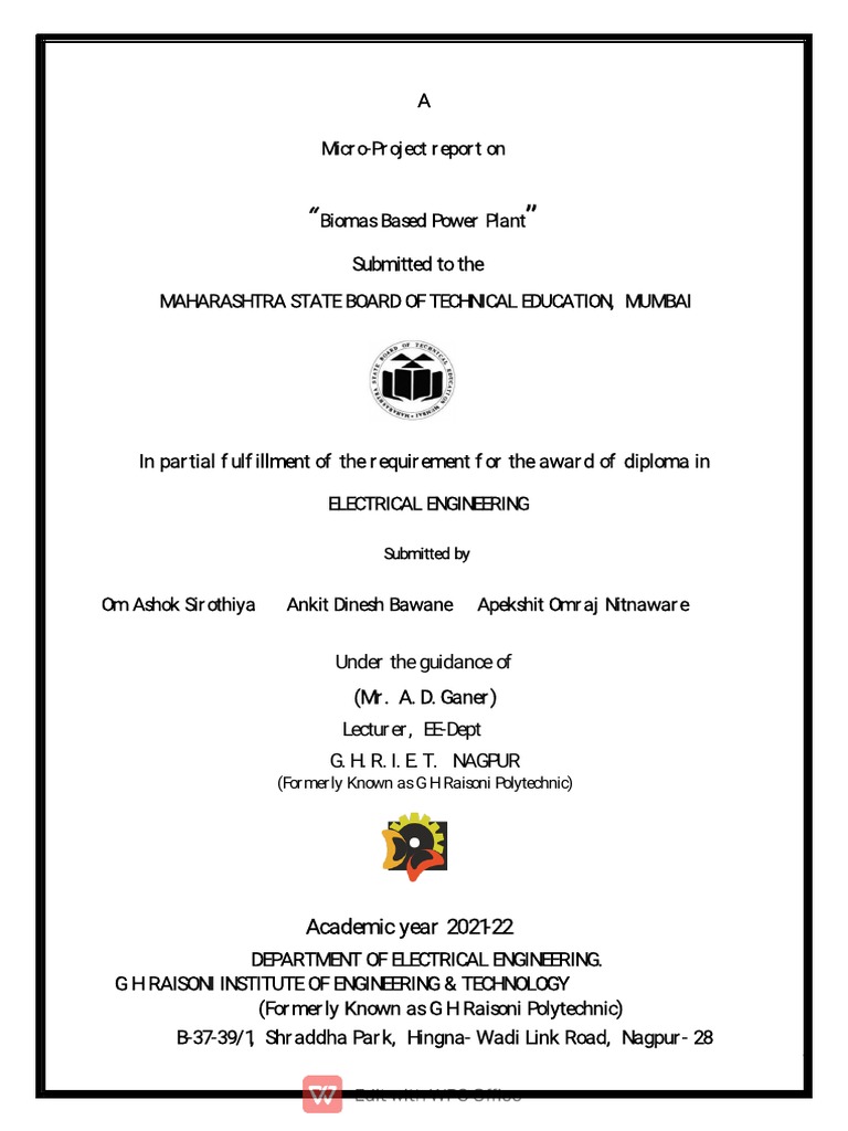 Epg Micro Project | PDF