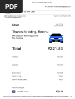Uber Rideshare Receipt Generator 2 | PDF