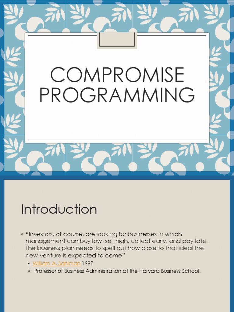 Compromise-Programming 2020 | PDF | Distance | Mathematics
