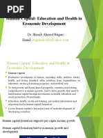 Role of Human Capital in Economic Development | PDF | Human Capital ...