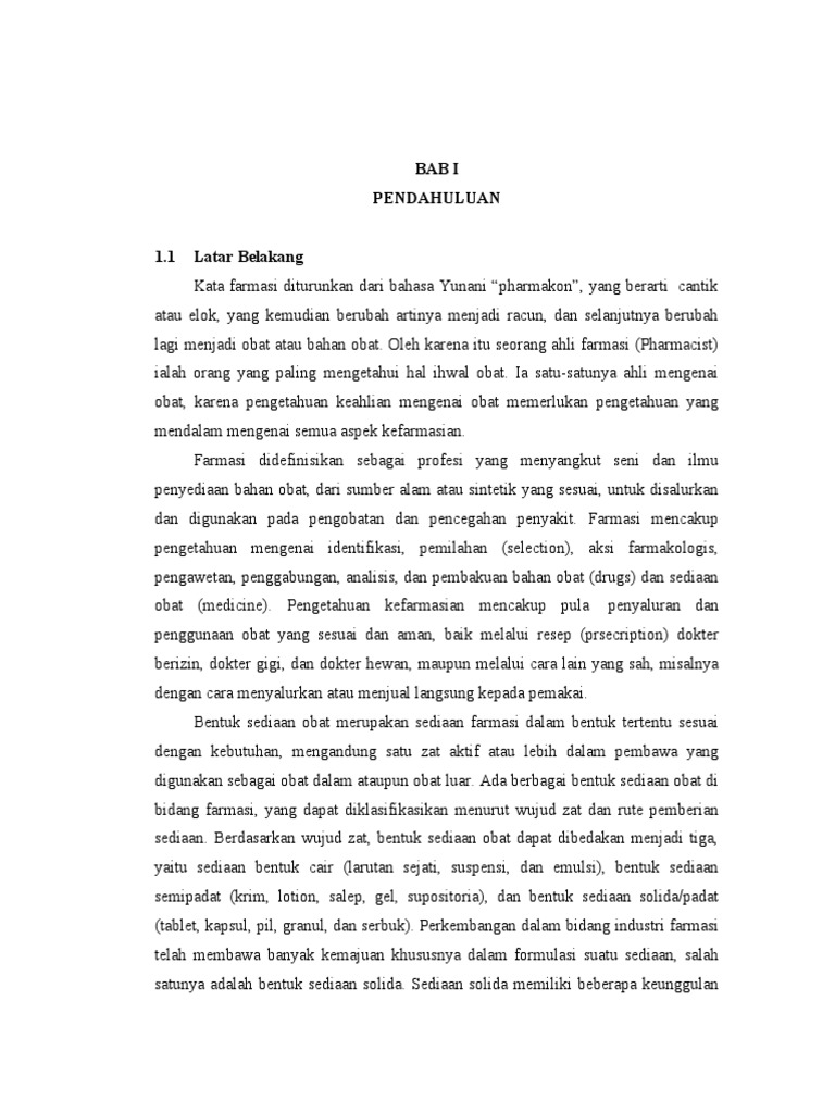 BAB I Laporan Elixir | PDF