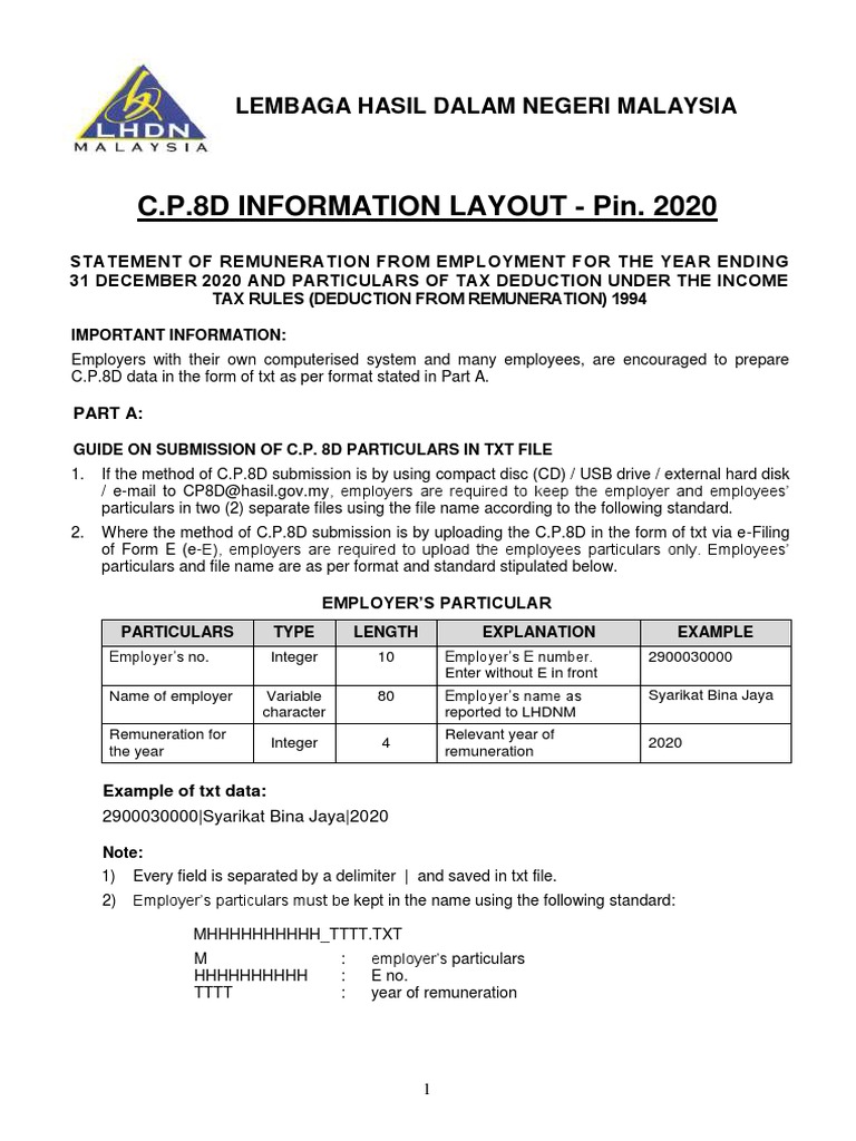 Information CP8D 2020 2 | Download Free PDF | Employee Benefits ...