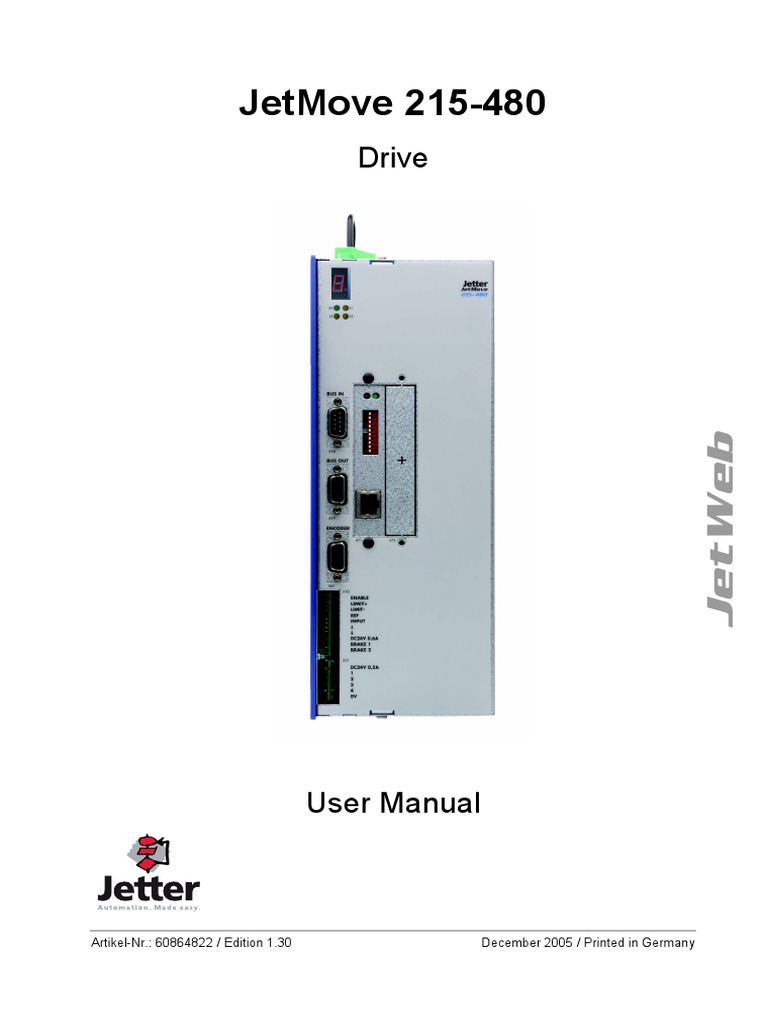 Jetmove 215-480 Ba 130 Manual | PDF | Switch | Electrical Wiring