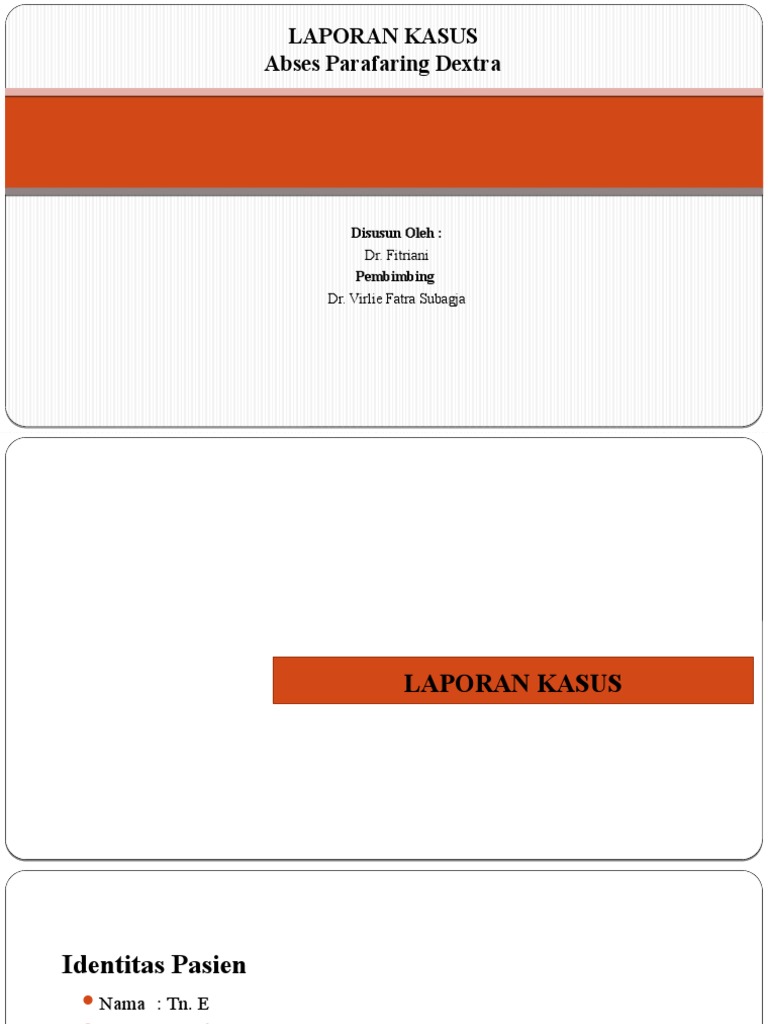 Lapsus Abses Parafaring | PDF