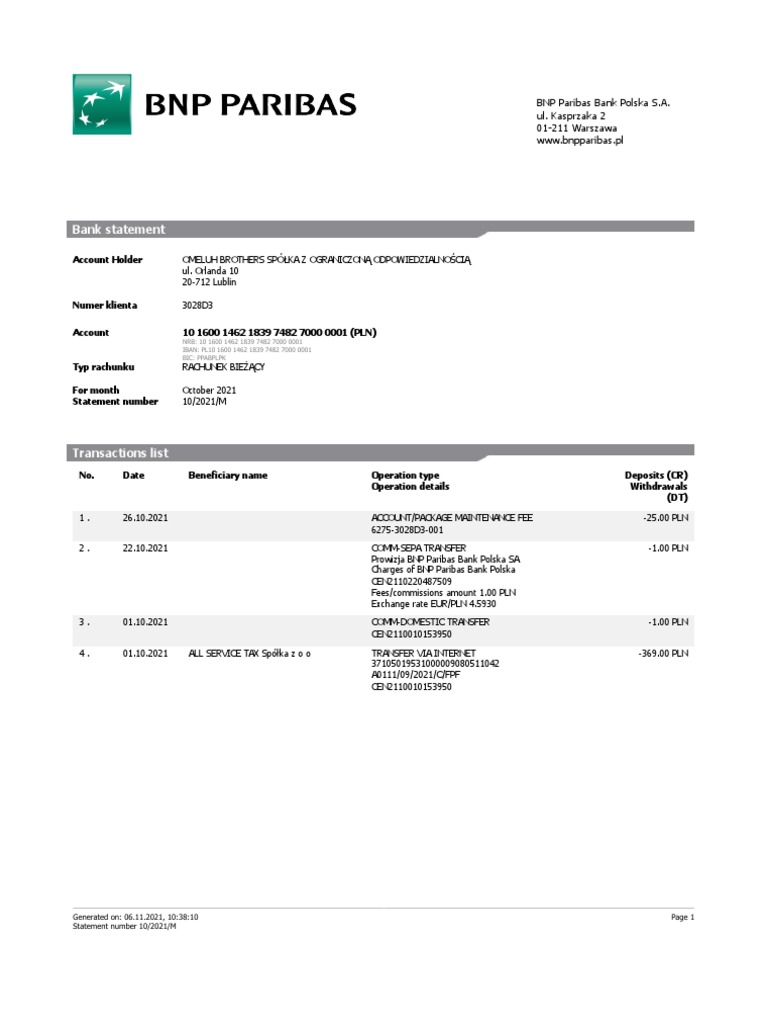 Bank Statement: Account Holder | PDF | Banks | Economies