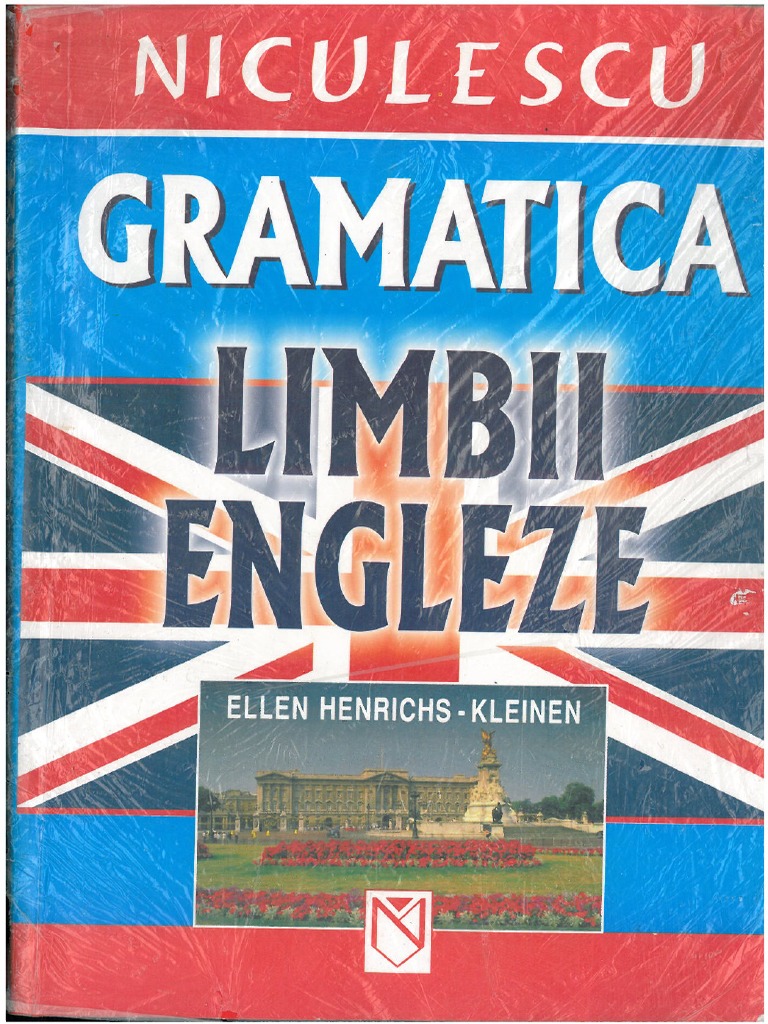 Manual Gramatica Limbii Engleze Niculescu | PDF